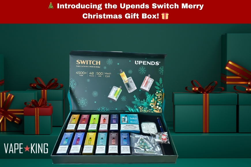 Upends Switch Christmas Gift Box: The Perfect Holiday Vape Gift – Save 25%!