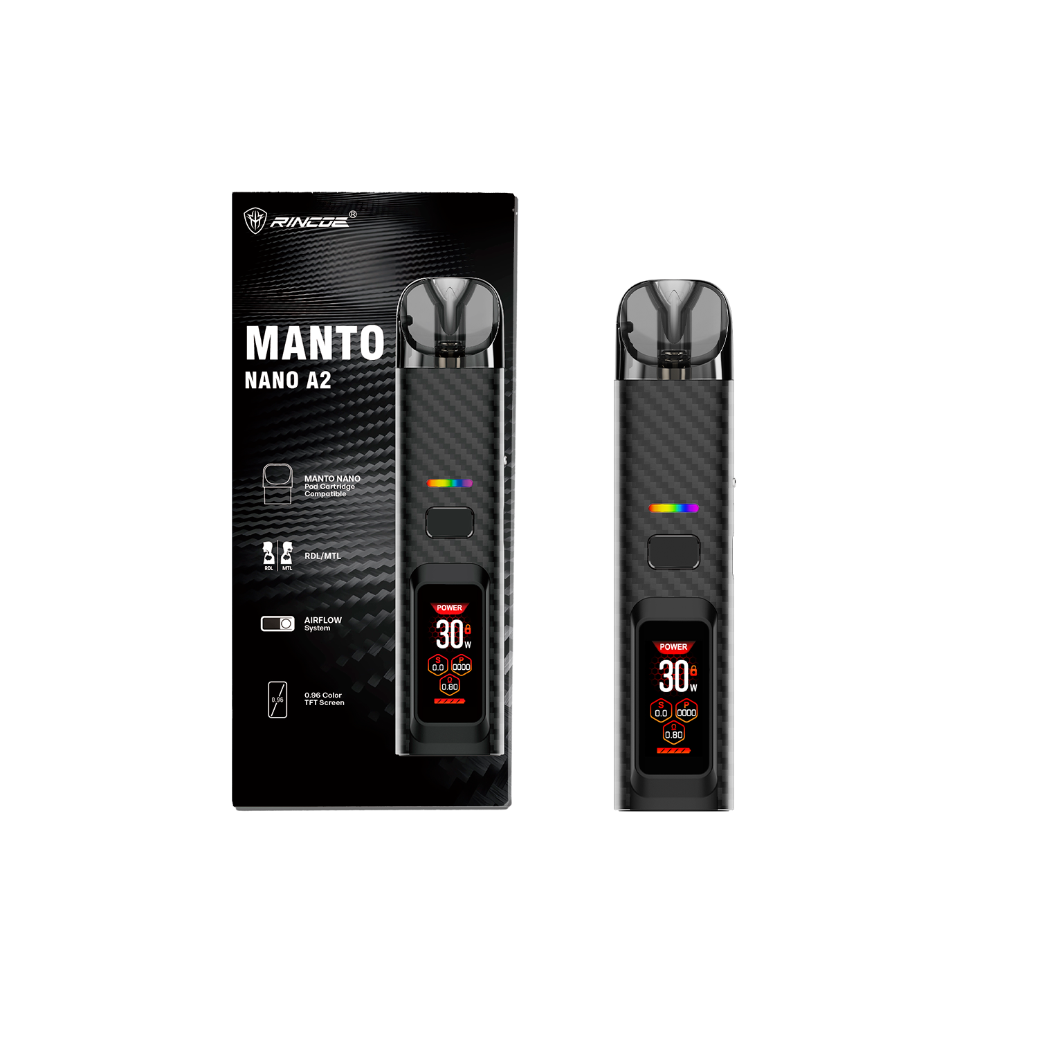 Rincoe Manto Nano A2 Kit For only R400 - Vape King