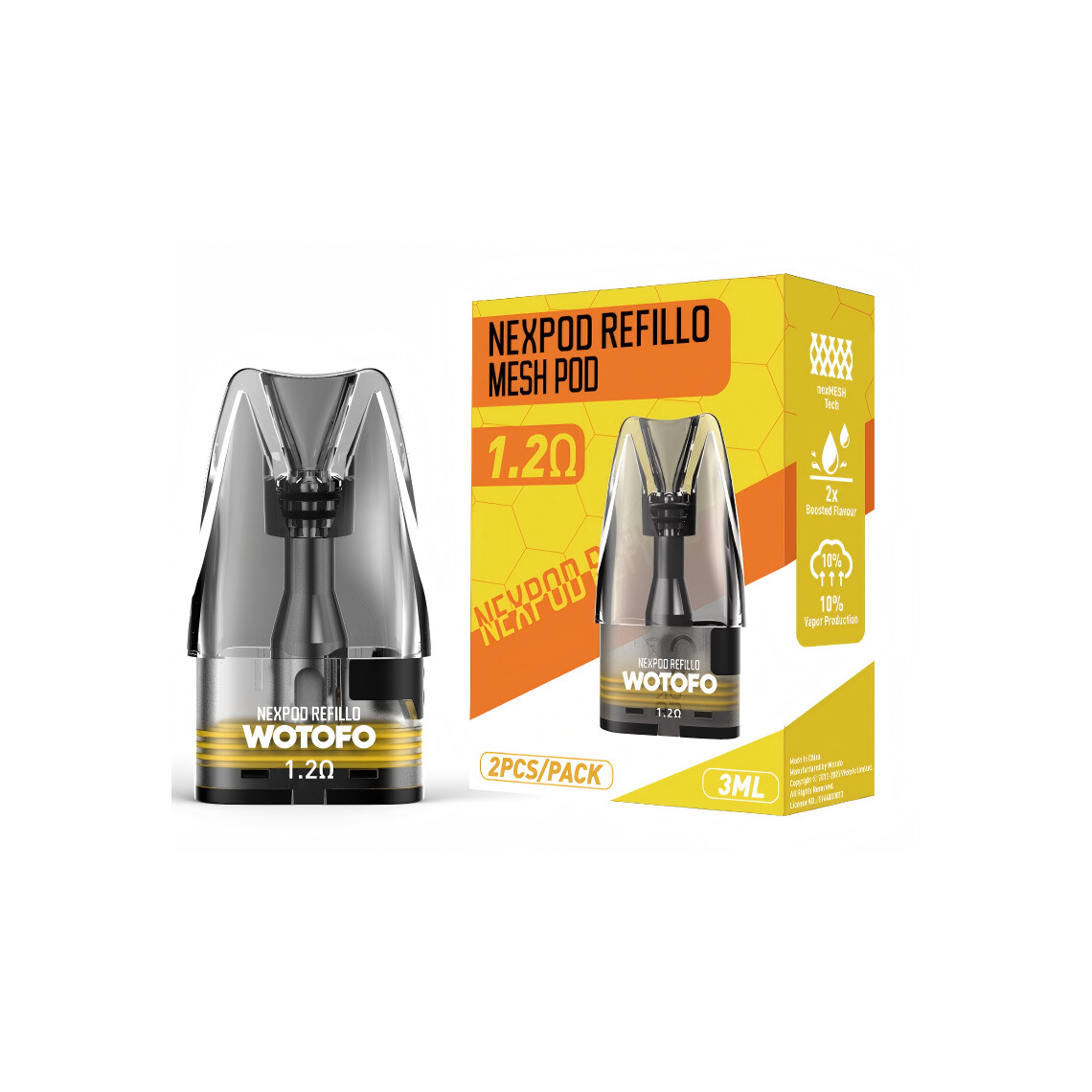 Wotofo nexPOD Refillo Mesh Pod 1.2Ohm (1PC) For only R70 - Vape King